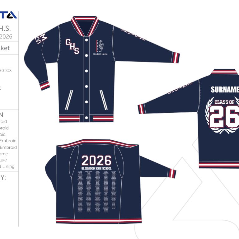 Glenwood High School 2026 Leavers Varsity Jacket – 2ND ORDER – Alinta ...